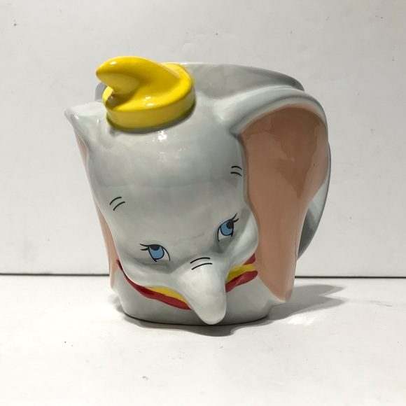 Disney | Dining | Disney Dumbo Coffee Tea Mug 3d Like New | Poshmark